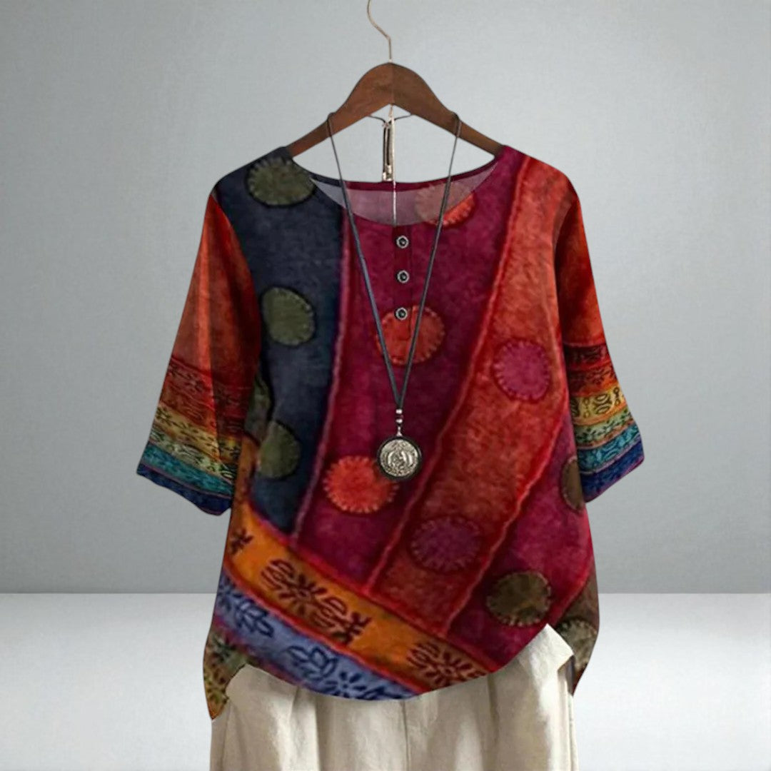 The Valarie Boho Bloom Top – Manu